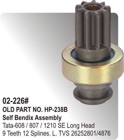 Self Bendix Tata-608 / 807 / 1210 SE Long Head equivalent to 26252801 ...