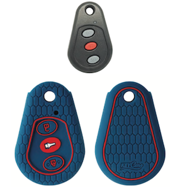 KeyCare KC-02 Key Cover Silicone For Scorpio (Blue) for Mahindra ...