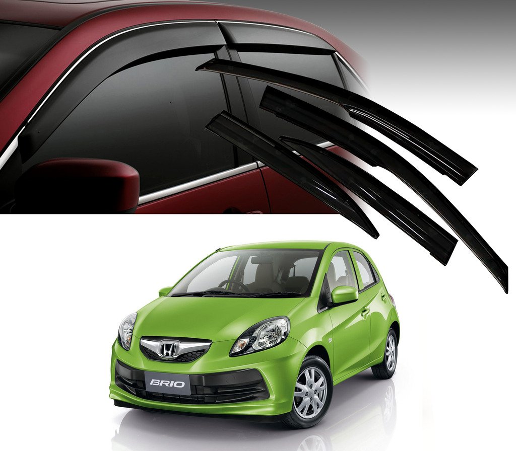 Autolite Door Sun/Rain Visor Brio (Injection Moulded) for Honda Brio ...